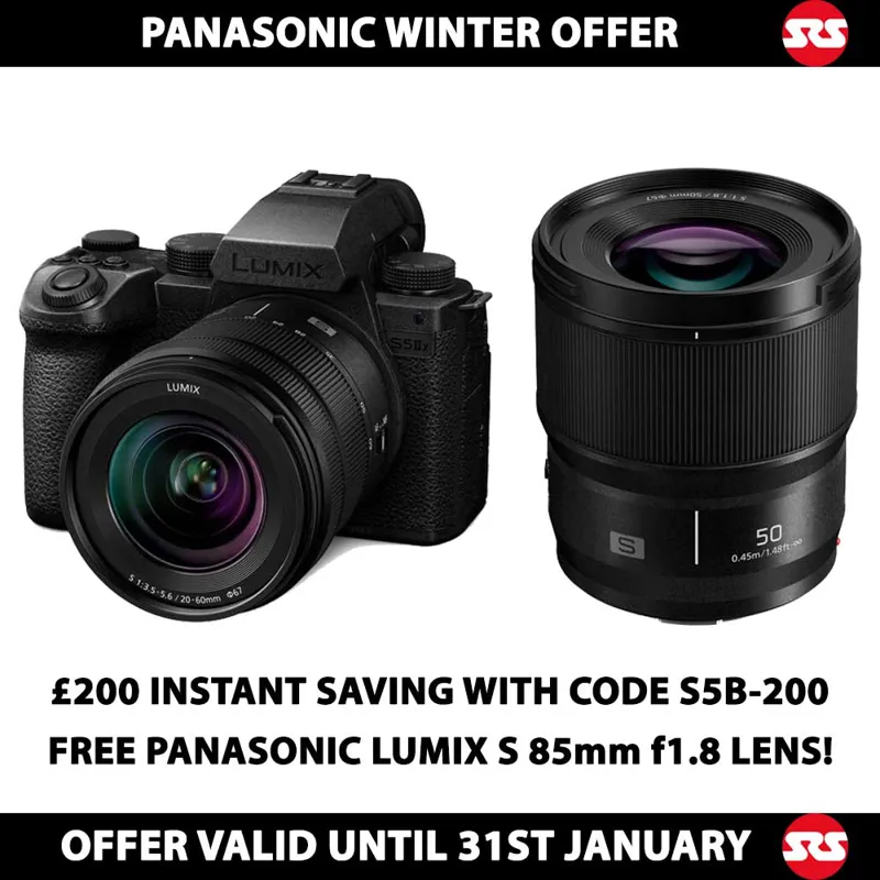 Panasonic LUMIX S5IIX with 20-60mm and 50mm Lenses