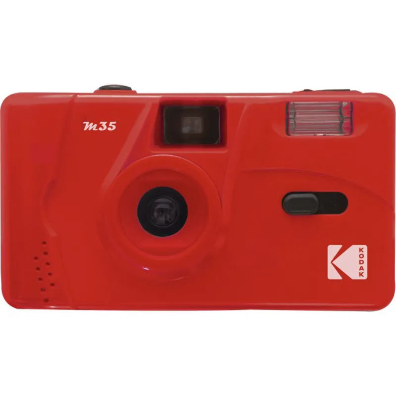 Kodak M35 35mm Camera in Red