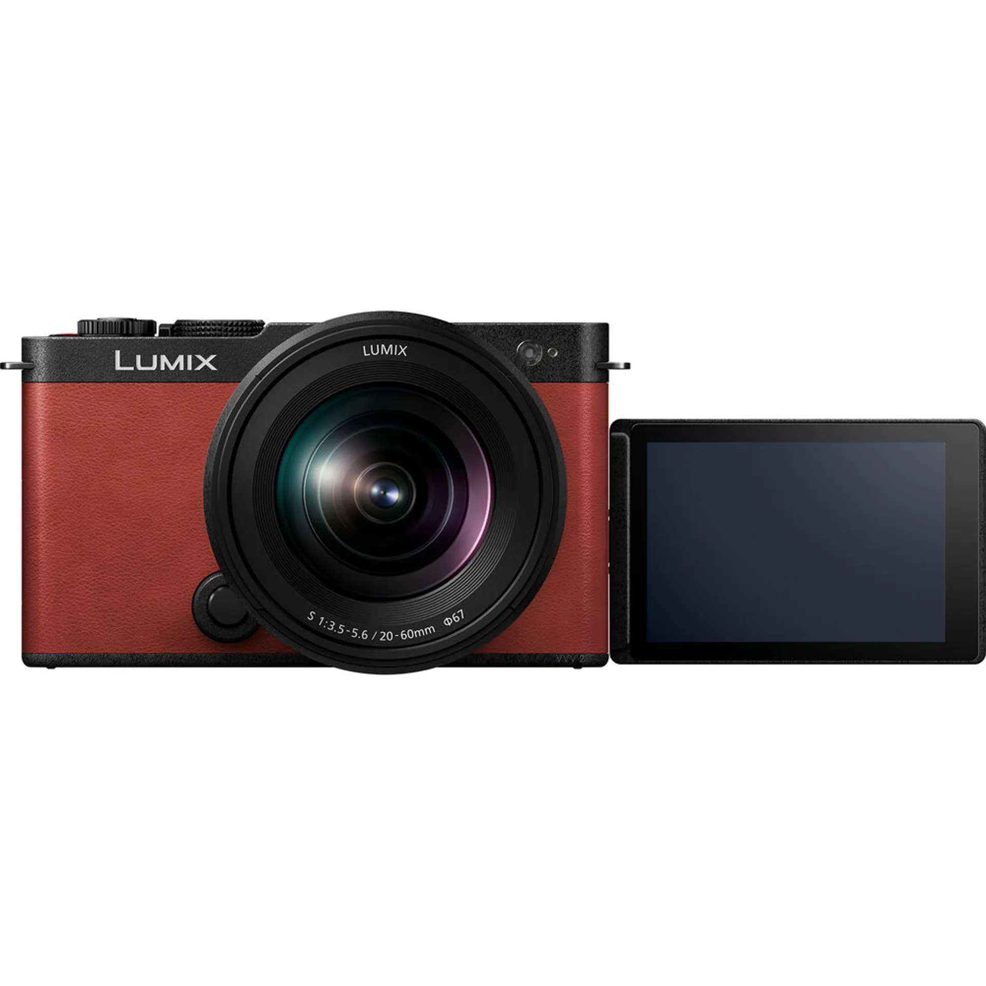 Panasonic Lumix S9 Camera Body With 20-60mm f3.5-5.6 Lens in Red