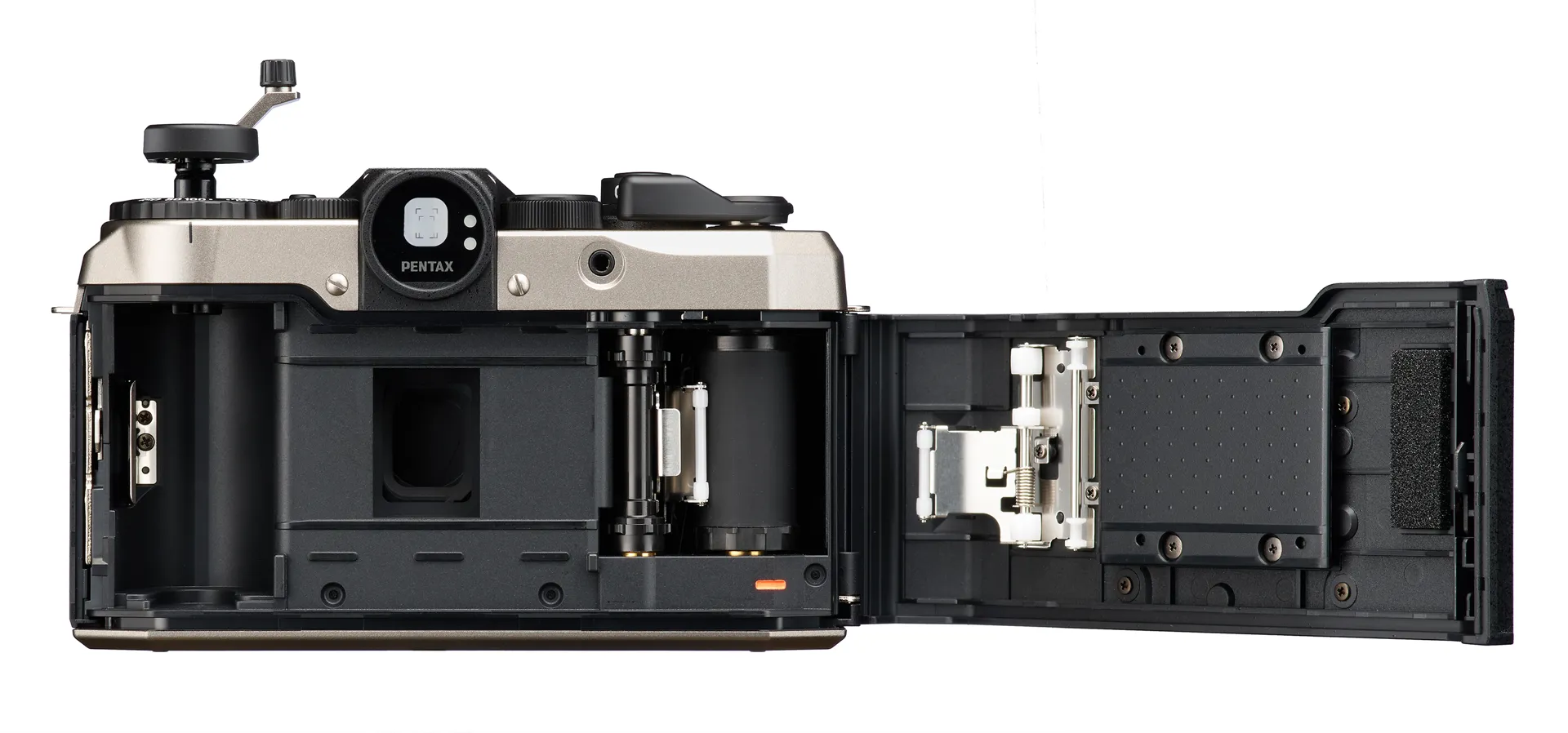 Pentax 17 Dark Silver 35mm Half Frame Film Camera