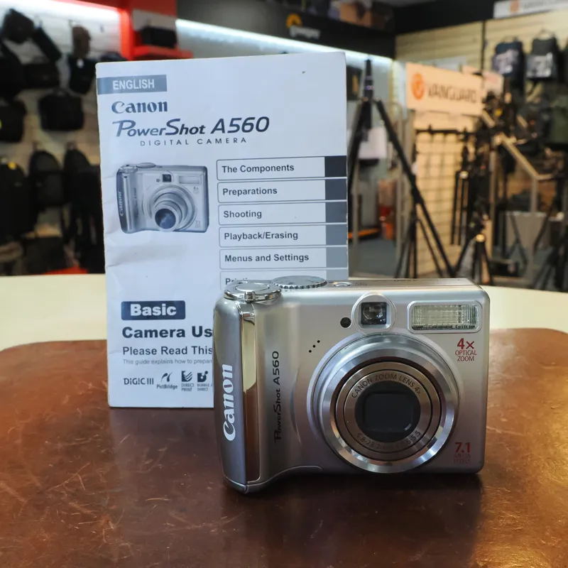 Used Canon Powershot A560 Digital Compact - 3 Months Warranty
