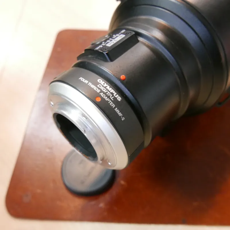 Used Olympus Zuiko Digital 90-250mm f2.8 ED + MMF-2 Adaptor