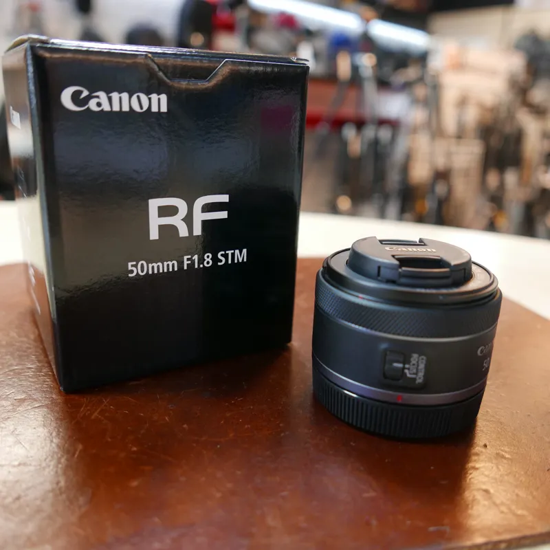 Used Canon RF 50mm f1.8 STM Lens - 1 YEAR GTEE