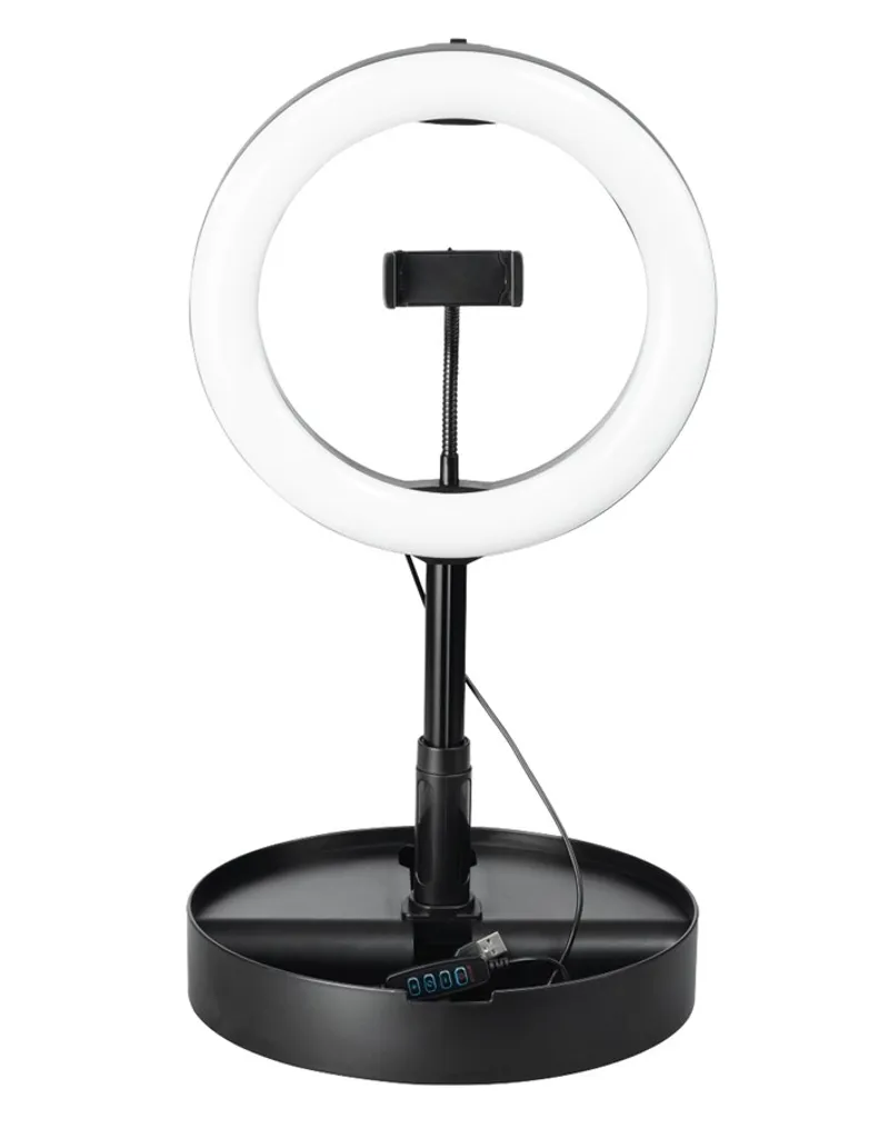 Hama Spotlight Steady 120 LED Ring Light for Smartphones