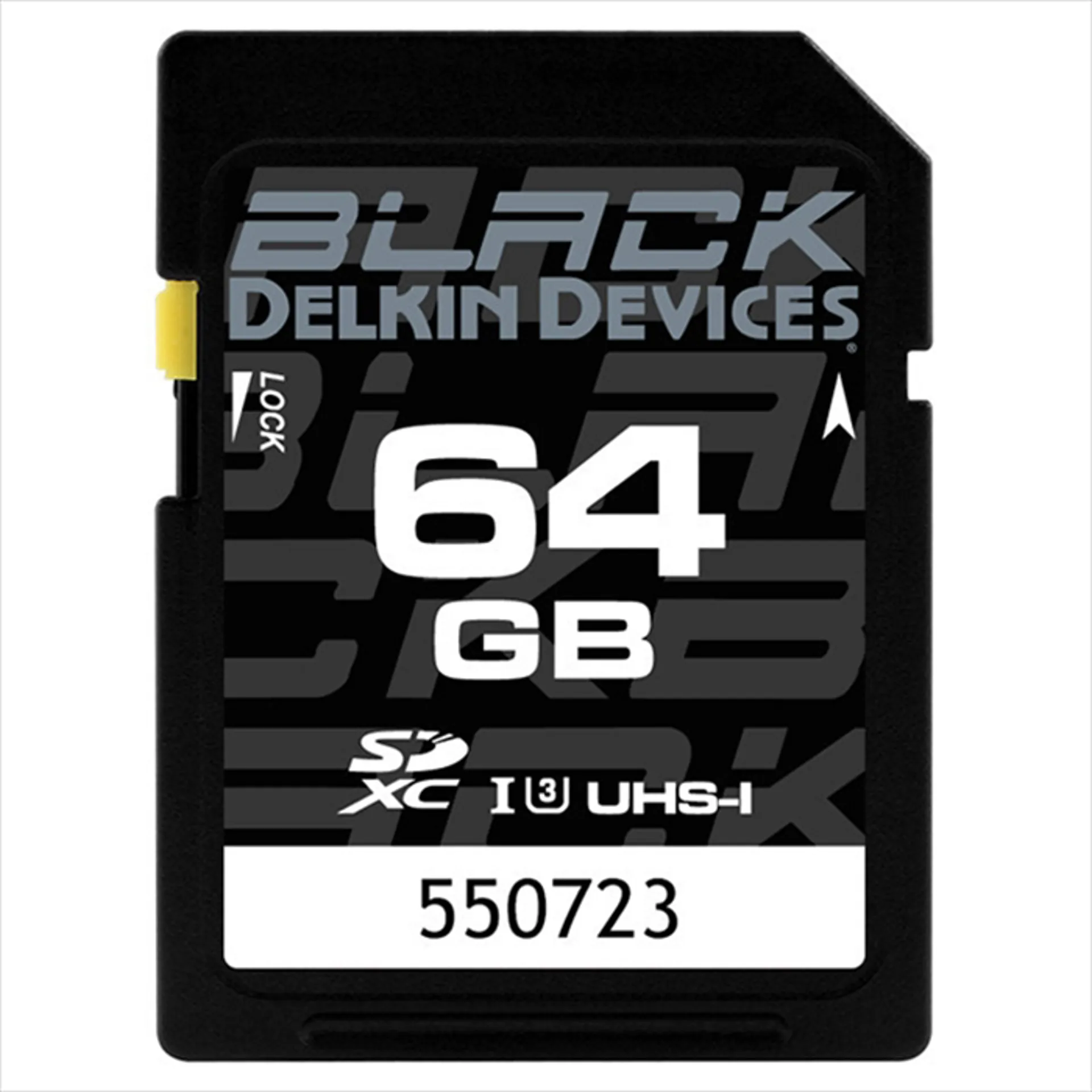 Delkin Black 64GB UHS-1 V30 99MB/S SD Card